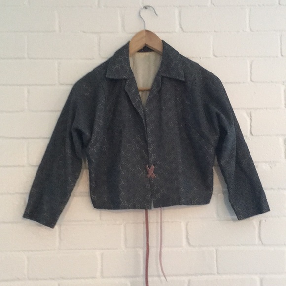 Jackets & Coats | Vintage Eyelet Cropped Blazer | Poshmark